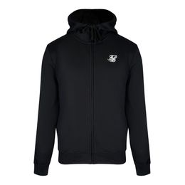 SikSilk Sweatjacke 'Essential' Herren Gr&ouml;&szlig;e XL schwarz / wei&szlig;