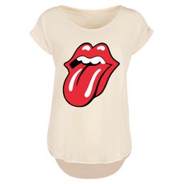F4NT4STIC Shirt 'The Rolling Stones' Damen Gr&ouml;&szlig;e 4XL sand / rot / schwarz / wei&szlig;