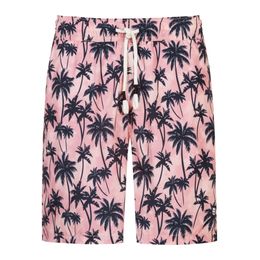 Mey Badeshorts 'Palm Haven' Herren Gr&ouml;&szlig;e L navy / rosa / ros&eacute;