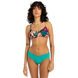 Billabong Bikinitop 'Sol Searcher' Damen Gr&ouml;&szlig;e 100 gelb / petrol / rosa / schwarz