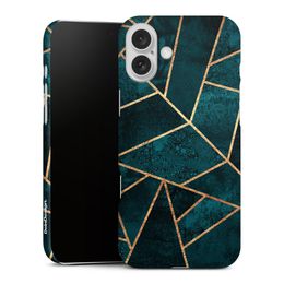DeinDesign iPhone 16 Plus Handy Premium Case Smartphone Handyh&uuml;lle Schutzh&uuml;lle matt Stone Elisabeth Fredriksson Gold & Copper Premium Case