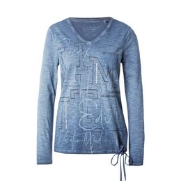SOCCX Shirt 'Rock the Boat' Damen Gr&ouml;&szlig;e XS dunkelblau / blaumeliert / silber / wei&szlig;