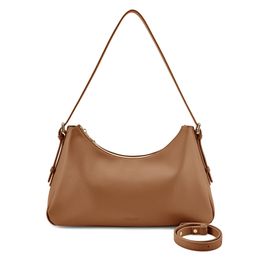 Seidenfelt Schultertasche 'Nelma' Damen Gr&ouml;&szlig;e One Size braun