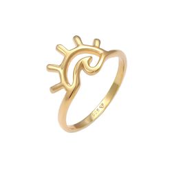 Elli Ring Sonne, Wellen Damen Gr&ouml;&szlig;e 58 gold
