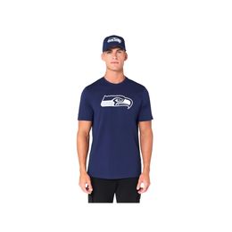 New Era Shirt 'NFL Seattle Seahawks Logo' Herren Gr&ouml;&szlig;e M navy / naturwei&szlig;
