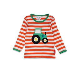 Toby tiger Shirt 'Traktor' Jungen Gr&ouml;&szlig;e 104 orange