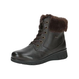 Caprice Schn&uuml;rstiefelette Damen Gr&ouml;&szlig;e 37 schoko / dunkelbraun Winterschuhe
