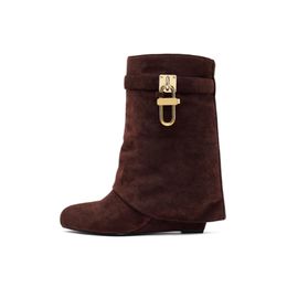 Derimod Ankle Boots Damen Gr&ouml;&szlig;e 41 braun Winterschuhe
