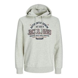 Jack & Jones Jack & Jones Sweatshirt Herren Gr&ouml;&szlig;e S marine / weinrot / wei&szlig;meliert
