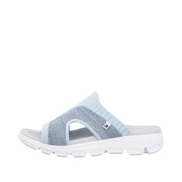 Rieker Sport Slides 'V8451' Damen Gr&ouml;&szlig;e 43 blau / hellblau