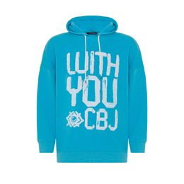 Cipo & Baxx Cipo & Baxx Sweatshirt Damen Gr&ouml;&szlig;e S aqua / wei&szlig;