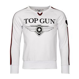 Top Gun Sweatshirt 'Streak' Herren Gr&ouml;&szlig;e S rot / schwarz / wei&szlig;