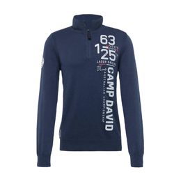 CAMP DAVID Pullover Herren Gr&ouml;&szlig;e XXXL marine / hellgrau / rot