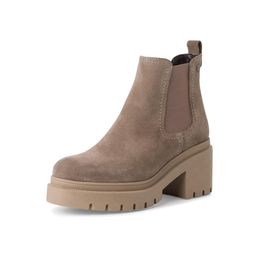 Tamaris Chelsea Boots Damen Gr&ouml;&szlig;e 36 taupe Winterschuhe