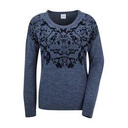 Madeleine Mode Madeleine Pullover Damen Gr&ouml;&szlig;e XS rauchblau / schwarz