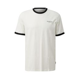QS T-Shirt Herren Gr&ouml;&szlig;e M creme / schwarz