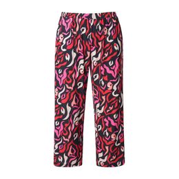 Ulla Popken Hose Damen Gr&ouml;&szlig;e 54/56 rosa / rot / schwarz / wei&szlig;