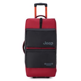 JEEP Reisetasche 'JS006B' Damen Gr&ouml;&szlig;e One Size rot / schwarz