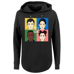 F4NT4STIC Sweatshirt 'Sex Education Netflix TV Series' Damen Gr&ouml;&szlig;e XL royalblau / gelb / schwarz / wei&szlig;