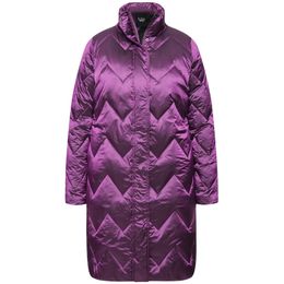 Ulla Popken Mantel Damen Gr&ouml;&szlig;e XL/XXL dunkellila Wintermantel