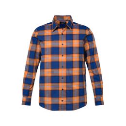 Men Plus Hemd Herren Gr&ouml;&szlig;e 8XL blau / orange