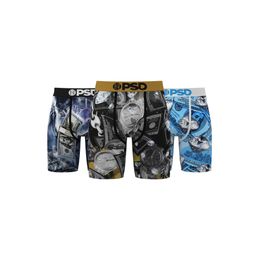 PSD Boxershorts 'HIGH ROLLER' Herren Gr&ouml;&szlig;e L blau / grau / schwarz