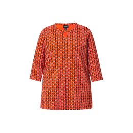 Ulla Popken Shirt Damen Gr&ouml;&szlig;e XXL/XXXL orange / schwarz