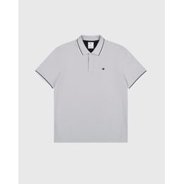 Champion Authentic Athletic Apparel Poloshirt Herren Gr&ouml;&szlig;e M hellgrau / schwarz / wei&szlig;