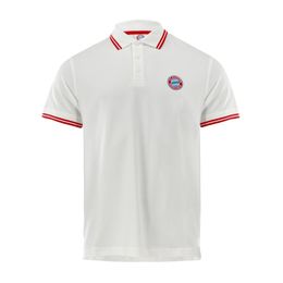 FC Bayern M&uuml;nchen Fc Bayern M&uuml;nchen Poloshirt 'Essential' Herren Gr&ouml;&szlig;e L blau / rot / wei&szlig;