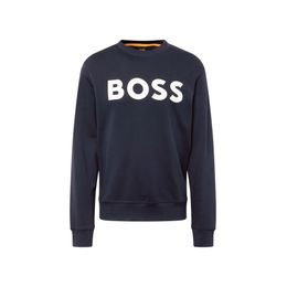 BOSS Sweatshirt Herren Gr&ouml;&szlig;e 4XL dunkelblau / wei&szlig;