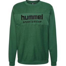 Hummel Sweatshirt 'Lagacy Kyle' Herren Gr&ouml;&szlig;e XL dunkelgr&uuml;n / schwarz