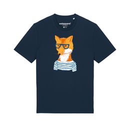 Watapparel T-Shirt ' Fuchs ' Herren Gr&ouml;&szlig;e XXXL dunkelblau / mischfarben