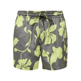 Only & Sons Only & Sons Badeshorts 'Ted Life' Herren Gr&ouml;&szlig;e XXL dunkelgrau / apfel