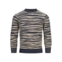 INDICODE Jeans Pullover 'INCapowlax' Herren Gr&ouml;&szlig;e S beige / blau