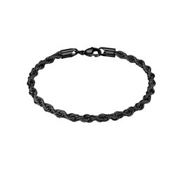 True Rebels Armband Herren Gr&ouml;&szlig;e 19 schwarz