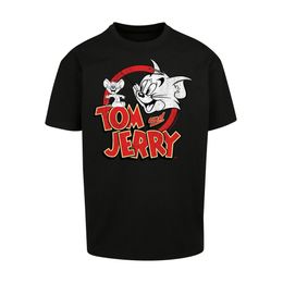 F4NT4STIC T-Shirt 'Tom And Jerry Distressed Logo' Herren Gr&ouml;&szlig;e 4XL gelb / rot / schwarz / wei&szlig;