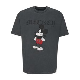 Recovered T-Shirt 'Disney Grumpy Mickey' Herren Gr&ouml;&szlig;e XL grau