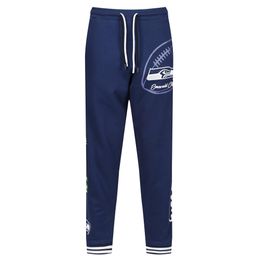 Recovered Sporthose 'NFL Seahawks Emerald City' Herren Gr&ouml;&szlig;e XXL navy / royalblau / wei&szlig;
