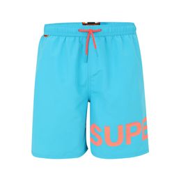 Superdry & Co Badeshorts Herren Gr&ouml;&szlig;e M azur / koralle