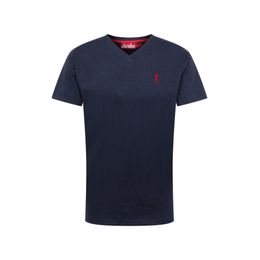 Derbe T-Shirt Herren Gr&ouml;&szlig;e XXXL navy / knallrot