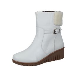 Comfortabel Stiefelette Damen Gr&ouml;&szlig;e 39 offwhite Winterschuhe
