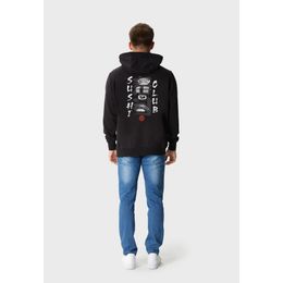Oldskull Sweatshirt 'Asian Sushi Lover' Herren Gr&ouml;&szlig;e XXXL grau / dunkelgrau / hummer / schwarz