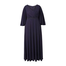 Ulla Popken Kleid Damen Gr&ouml;&szlig;e 46 marine Winterkleid