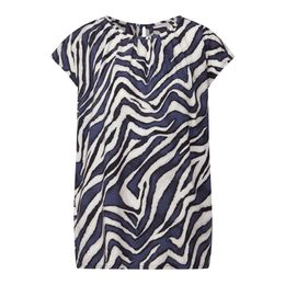 Street One Bluse Damen Gr&ouml;&szlig;e S dunkelblau / wei&szlig;