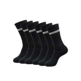 INDICODE Jeans Socken 'Louis' Herren Gr&ouml;&szlig;e 47/50 schwarz / wei&szlig;