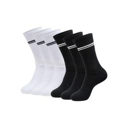 INDICODE Jeans Socken 'Louis' Herren Gr&ouml;&szlig;e 39/42 schwarz / wei&szlig;