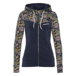 Kangaroos Sweatjacke Damen Gr&ouml;&szlig;e L marine / mischfarben