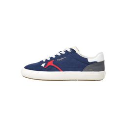 Pepe Jeans Sneaker 'Travis City' Herren Gr&ouml;&szlig;e 45 marine / grau / rot