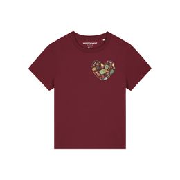 Watapparel Shirt ' Gartenliebe ' Damen Gr&ouml;&szlig;e XXL mischfarben / bordeaux