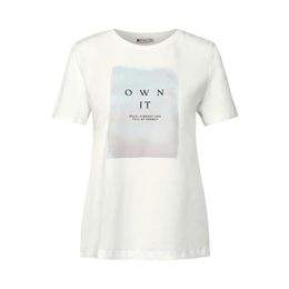 Street One T-Shirt Damen Gr&ouml;&szlig;e L pastellblau / offwhite
